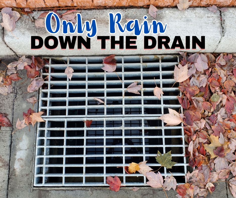 Only Rain Down the Drain | Pendleton OR